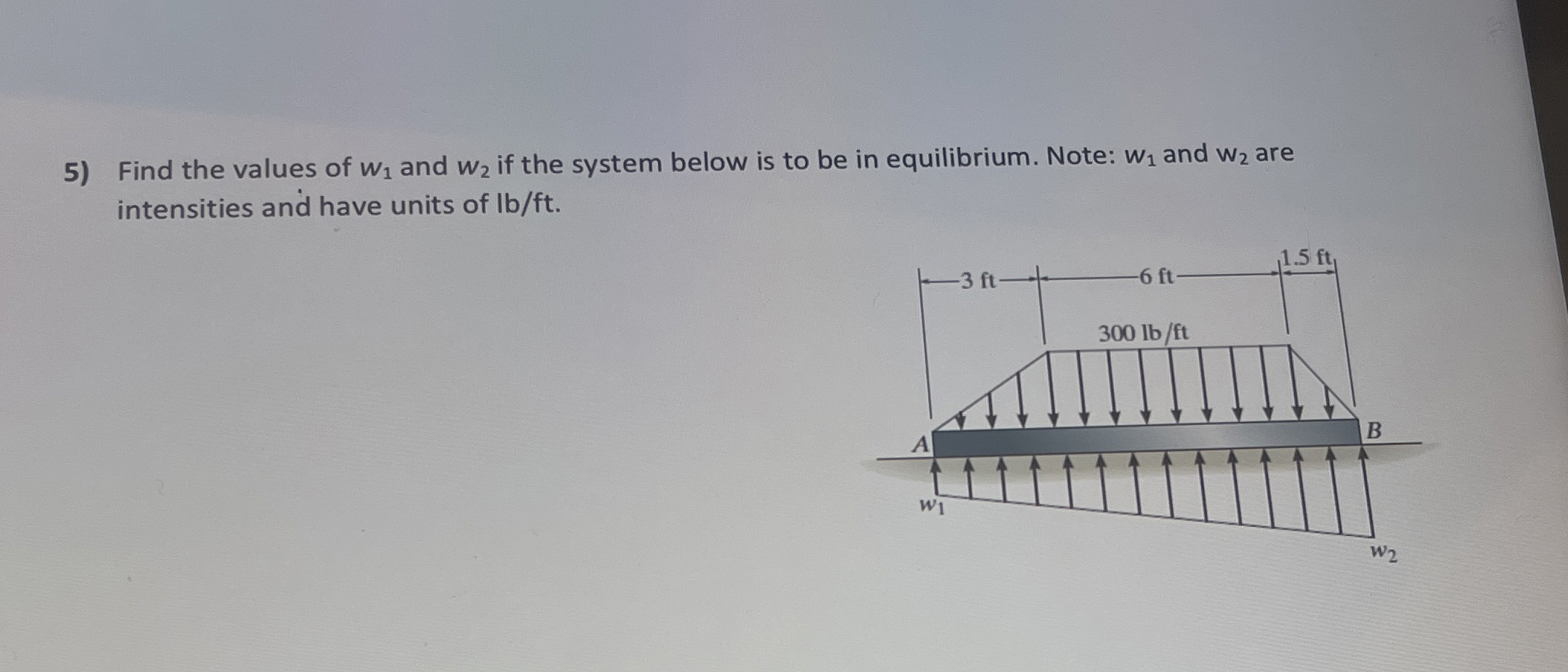 Solved Find the values of w1 ﻿and w2 ﻿if the system below is | Chegg.com
