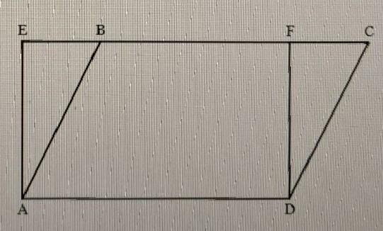 Solved Given: ABCD is a parallelogram, AE⊥EC and DF⊥EC. | Chegg.com