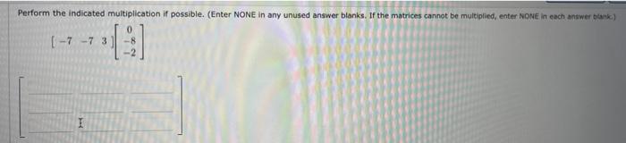 Solved Matrix A shows the number of servings of each food | Chegg.com