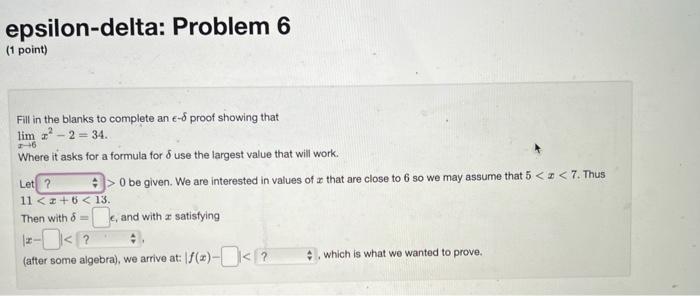 Solved the question mark drop down gives the option to input | Chegg.com
