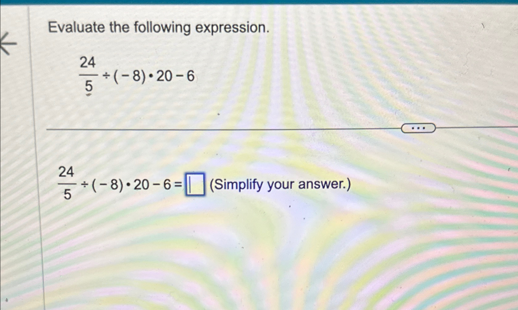 Solved Evaluate the following | Chegg.com