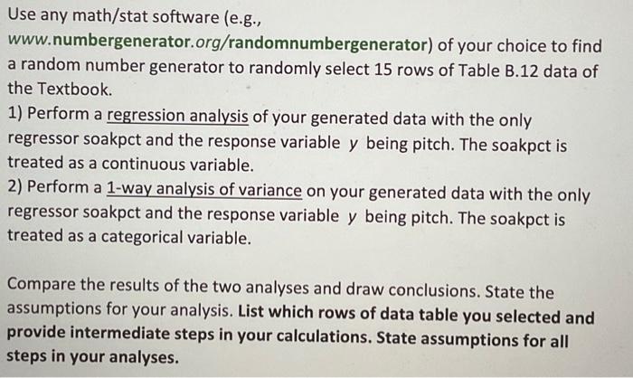 Solved Use any math/stat software (e.g., | Chegg.com