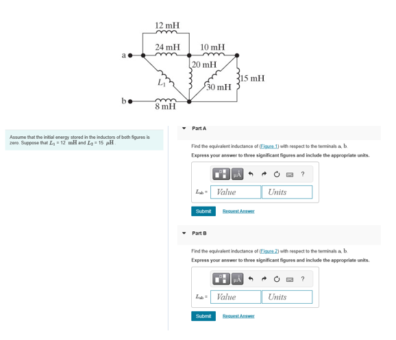 Solved Assume that the initial energy stored in the | Chegg.com
