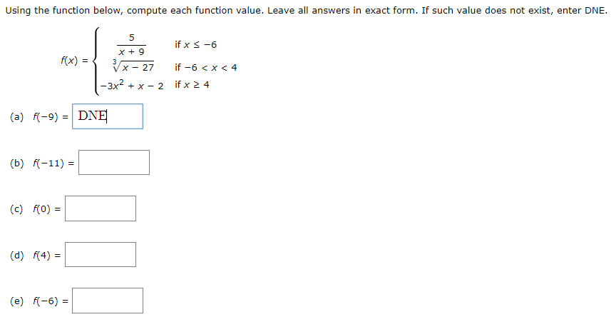 Solved Using The Function Below Compute Each Function 3968