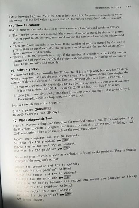 Solved 151 Programming Exercises 4. The following code | Chegg.com