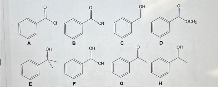Solved Predict the products R1−R5 from the Reagent List A−H | Chegg.com