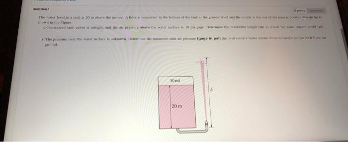 Solved Question The loved iki 20 move the ground. A hoed the | Chegg.com