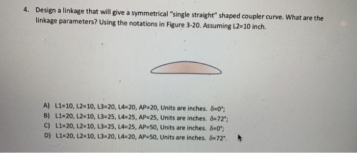 Solved 4. Design a linkage that will give a symmetrical | Chegg.com