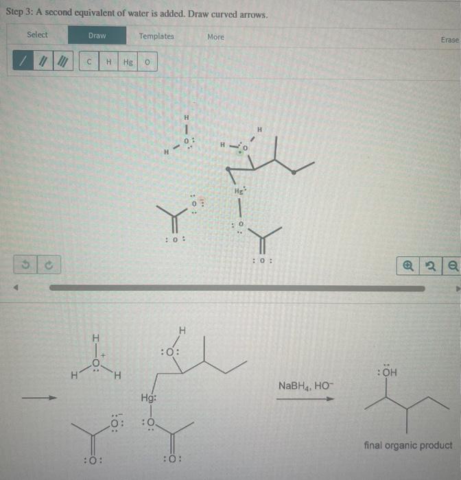 Solved b. Complete the mechanism for the reaction by adding | Chegg.com