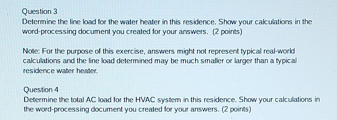 Question 3 Determine the line load for the water | Chegg.com