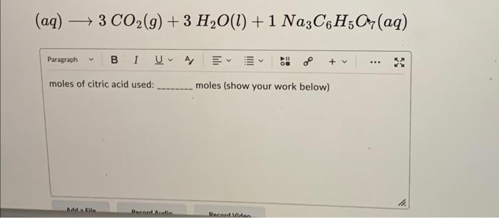 Solved When gas evolution stops occurring, the reaction is | Chegg.com