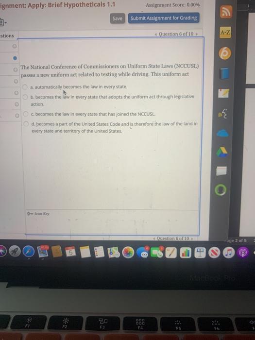 Solved ignment: Apply: Brief Hypotheticals 1.1 Assignment | Chegg.com