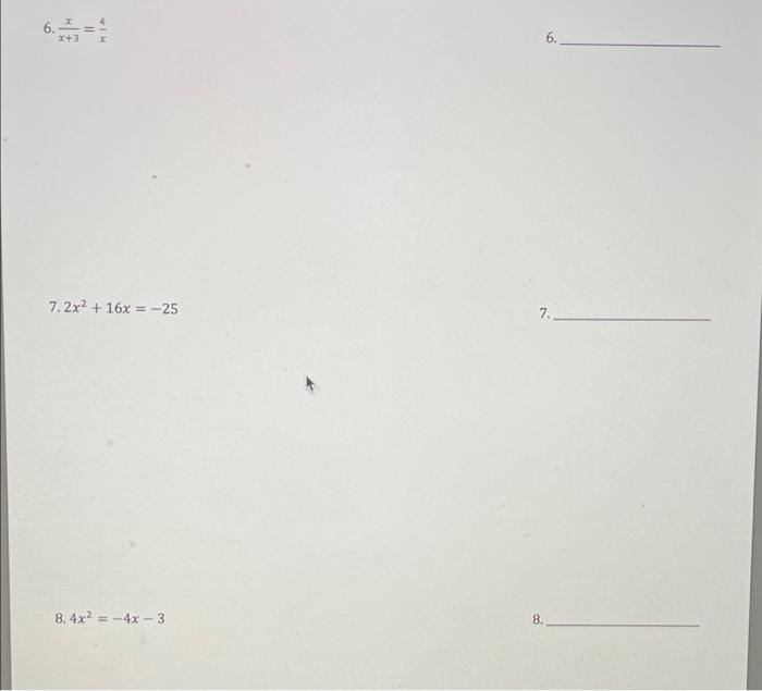 Solved 3. Use the discriminant to determine how many | Chegg.com