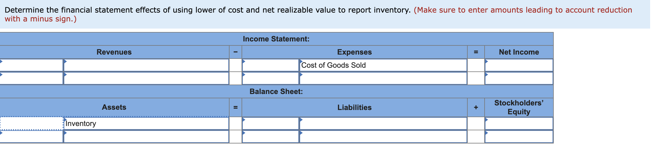 Solved Problem 6-4A (Algo) ﻿Report inventory using lower of | Chegg.com