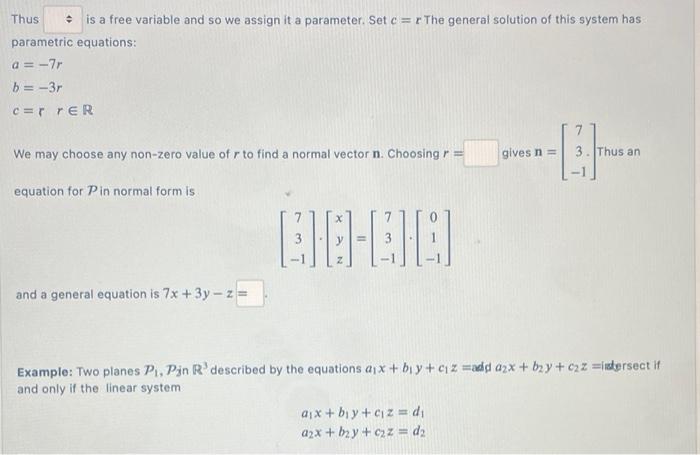 Solved No solutions: For the system to be an inconsistent | Chegg.com