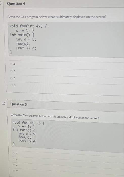 Solved Given the Ct++program below, what is ultimately | Chegg.com