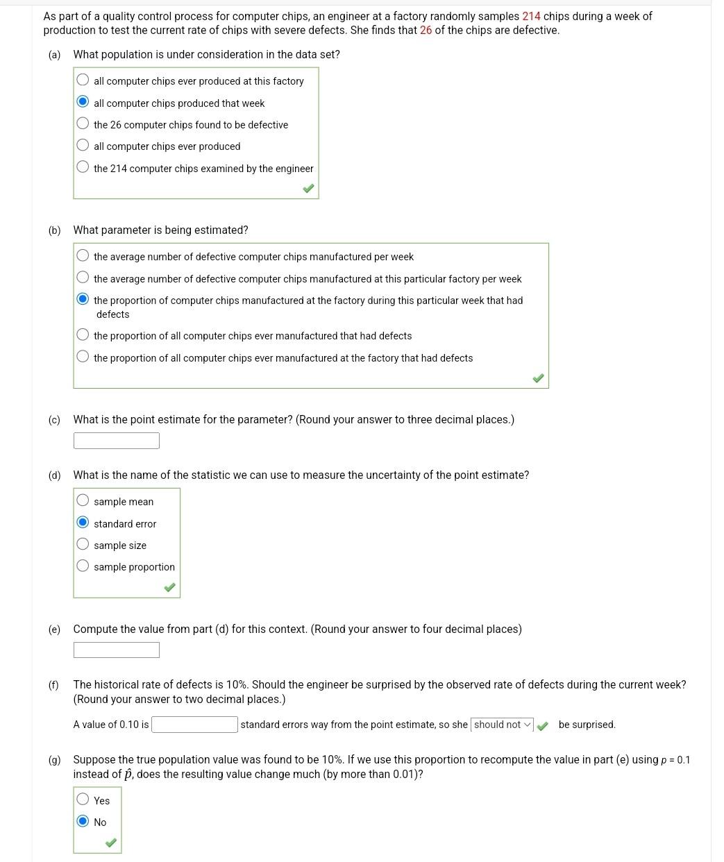 Solved As part of a quality control process for computer | Chegg.com