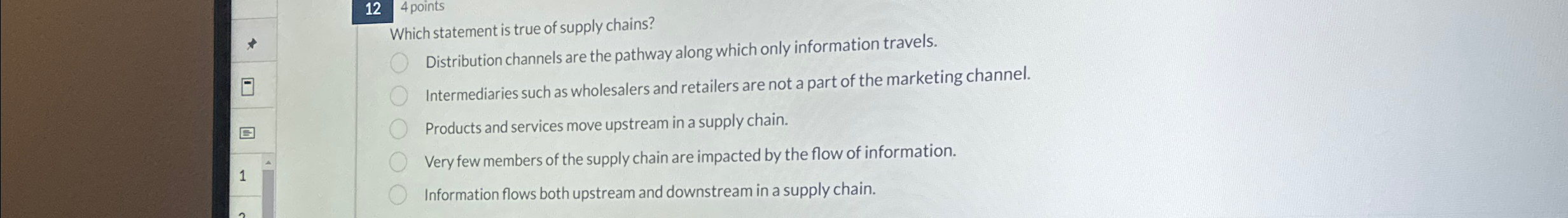 Solved 4 pointsWhich statement is true of supply | Chegg.com Solved 4 pointsWhich statement is true of supply | Chegg.com