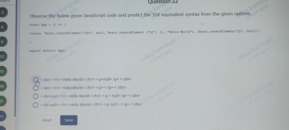 Solved Question 223Observe the below given JavaScript code | Chegg.com