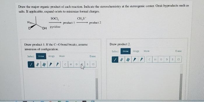 Solved Draw the major onganic product of cacti reaction. | Chegg.com