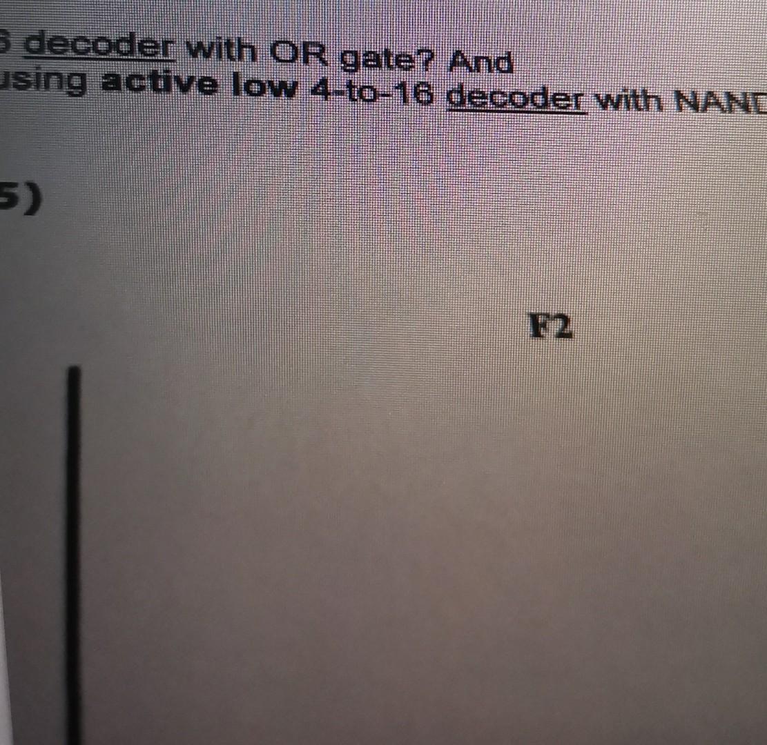 Solved Problem 3: For the below given boolean function 1. F1 | Chegg.com