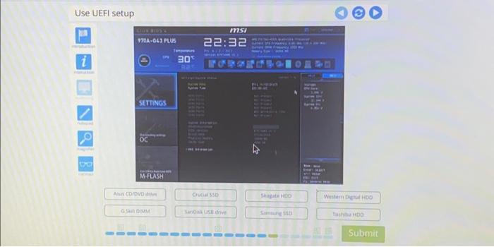 Use UEFI setup Introduction i instruction notepad | Chegg.com