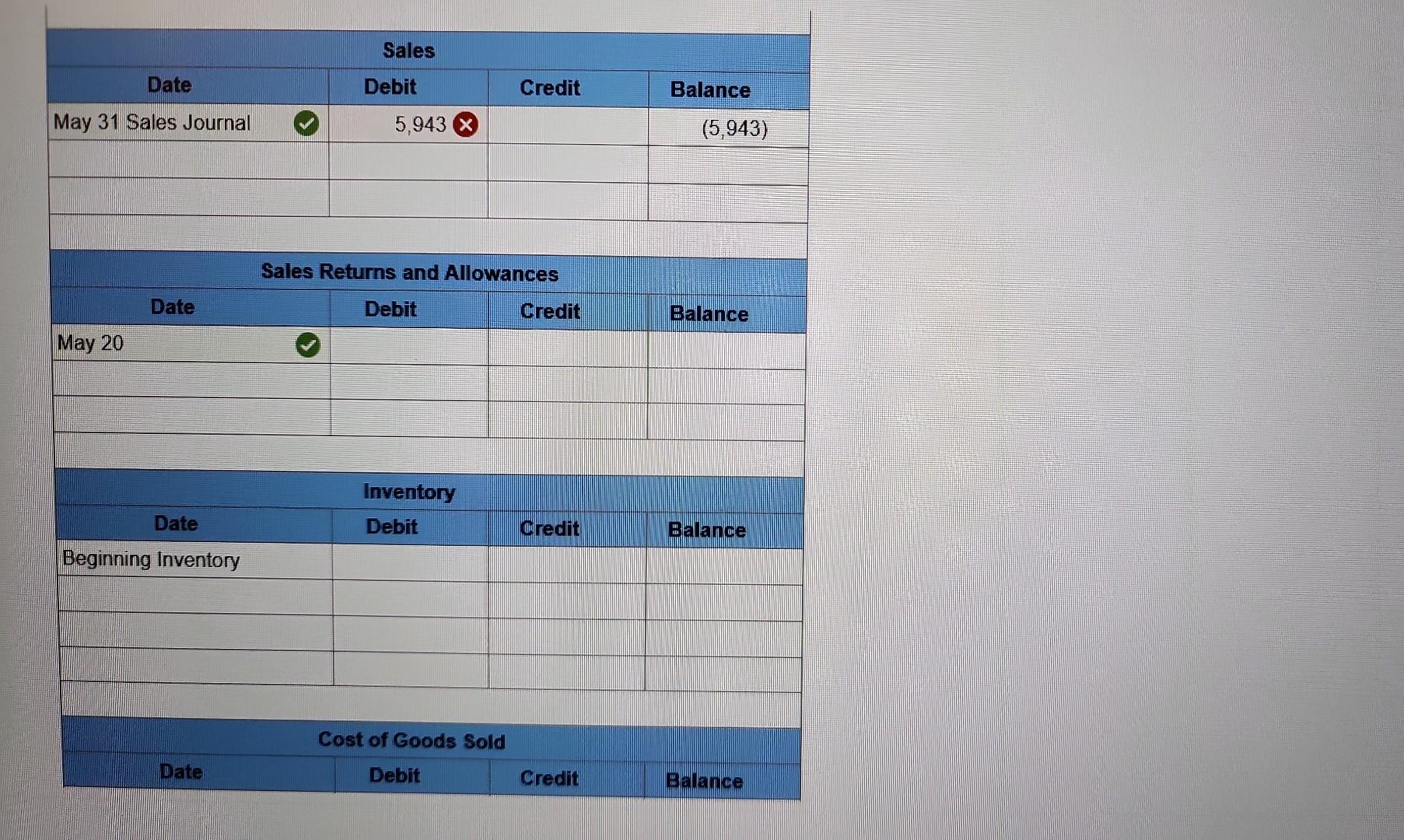Solved Exercise 7-12 (Algo) Posting to subsidiary ledger | Chegg.com