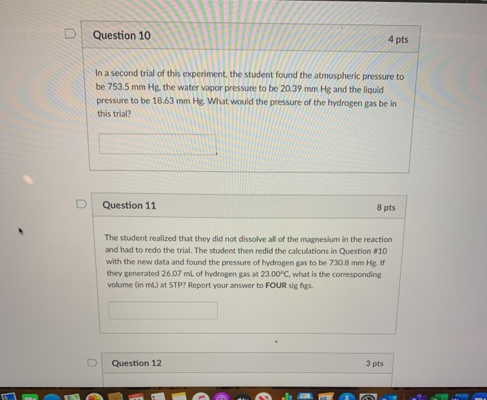 Solved Question 10 4 Pts In A Second Trial Of This