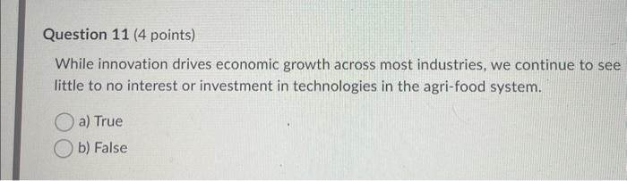 Solved While innovation drives economic growth across most | Chegg.com