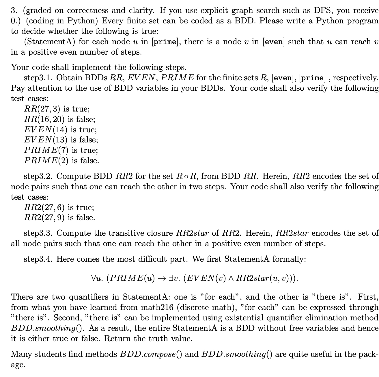 Solved (graded on correctness and clarity. If you use | Chegg.com
