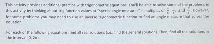 Solved This activity provides additional practice with | Chegg.com