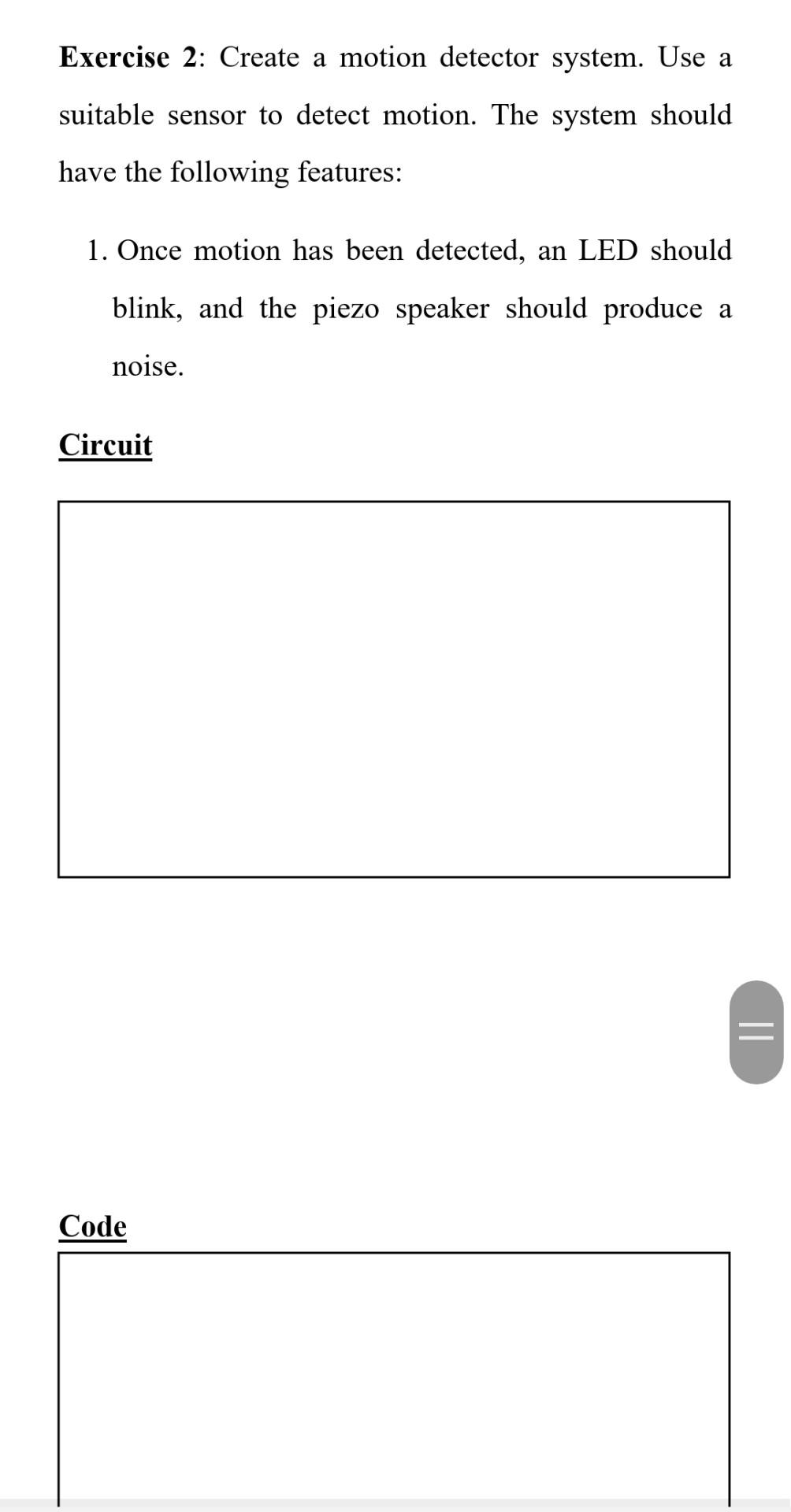 Solved Exercise 1: Create a program with three LEDs and a | Chegg.com