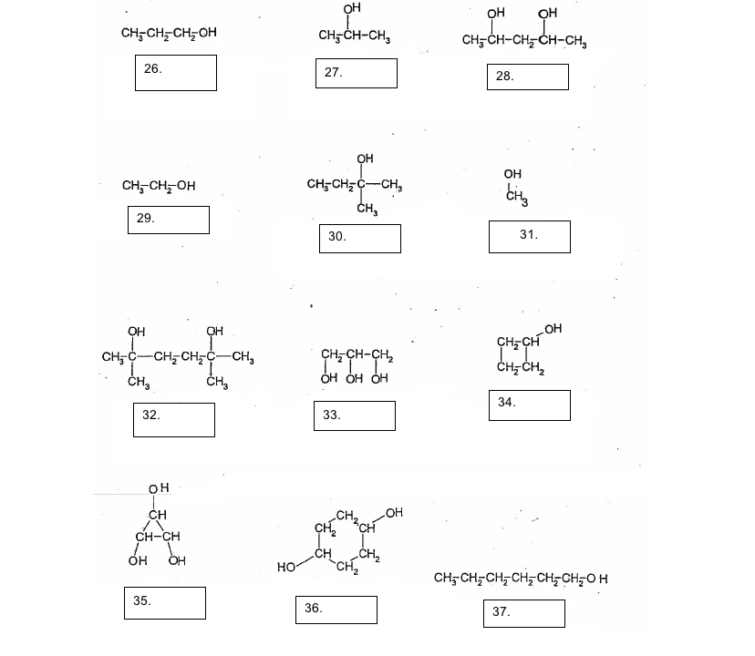 Solved Name each of the following alcohols and indicate | Chegg.com
