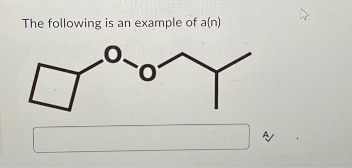 Solved The following is an example of a(n)The following is | Chegg.com