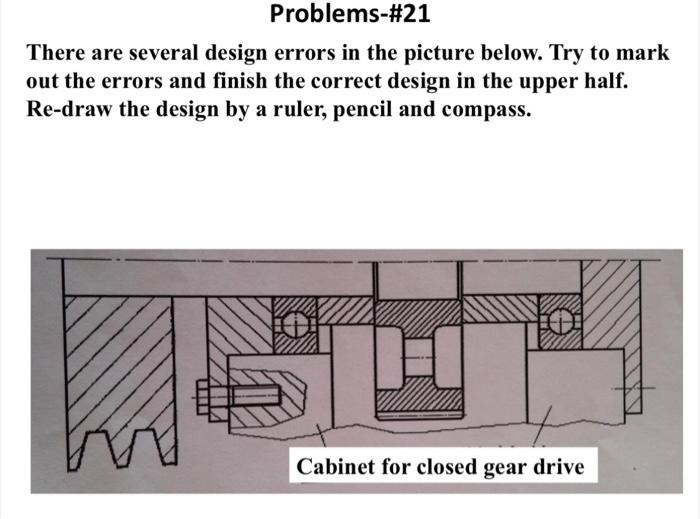 Solved There are several design errors in the picture below. | Chegg.com