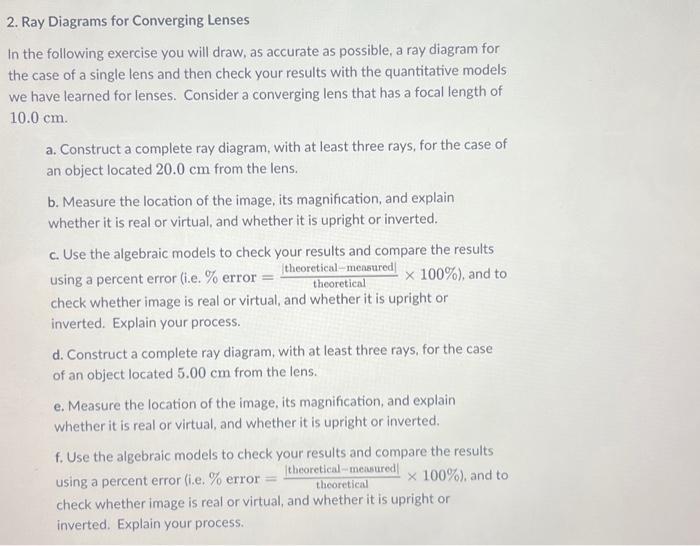 Solved the following exercise you will draw, as accurate as | Chegg.com