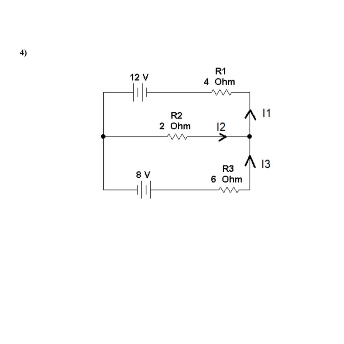 Solved Please find all the currents and voltages across each | Chegg.com