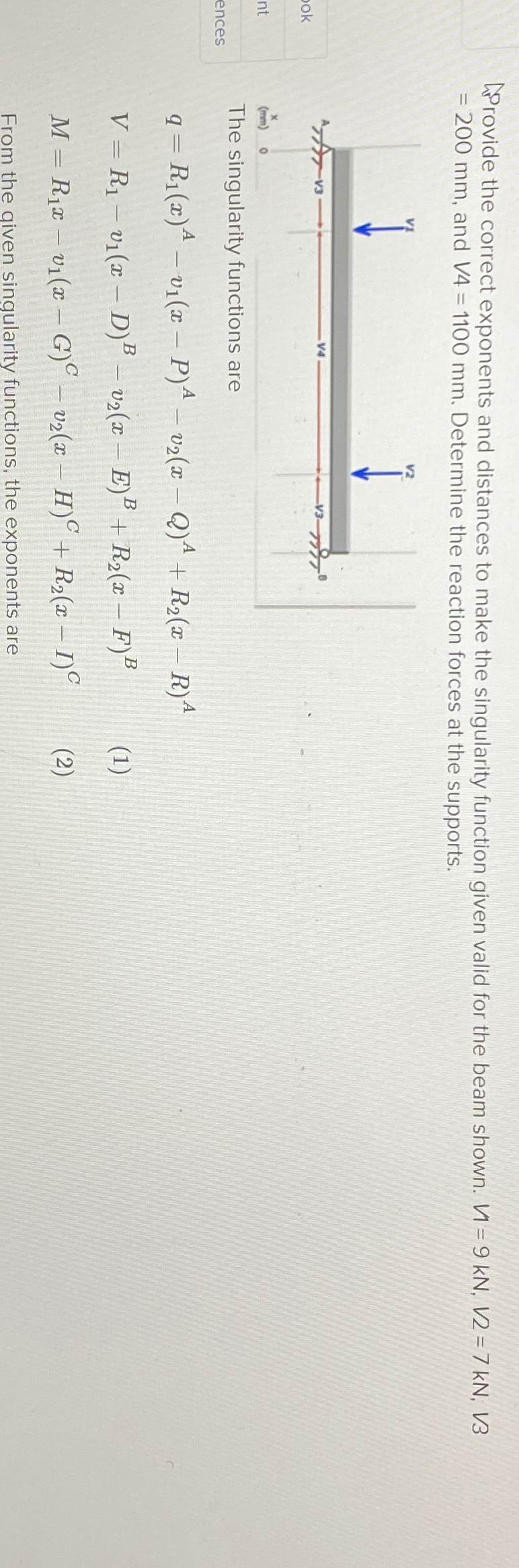 Solved Provide the correct exponents and distances to make | Chegg.com
