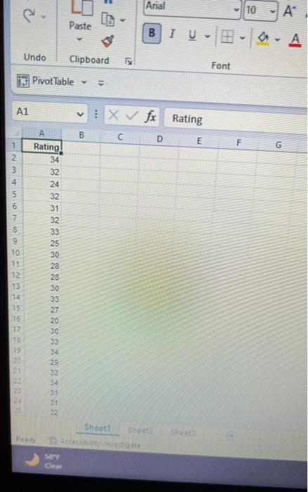 Solved Appendix 3.1 Numerical Descriptive Statistics Using | Chegg.com