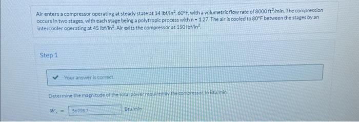 Solved Air enters a compressor operating at steady state at | Chegg.com