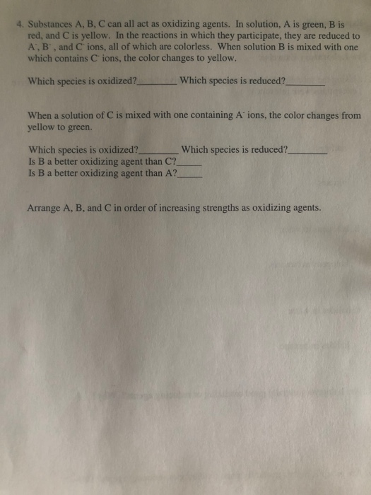 Solved Pre-Laboratory Exercise: using the solubility table | Chegg.com