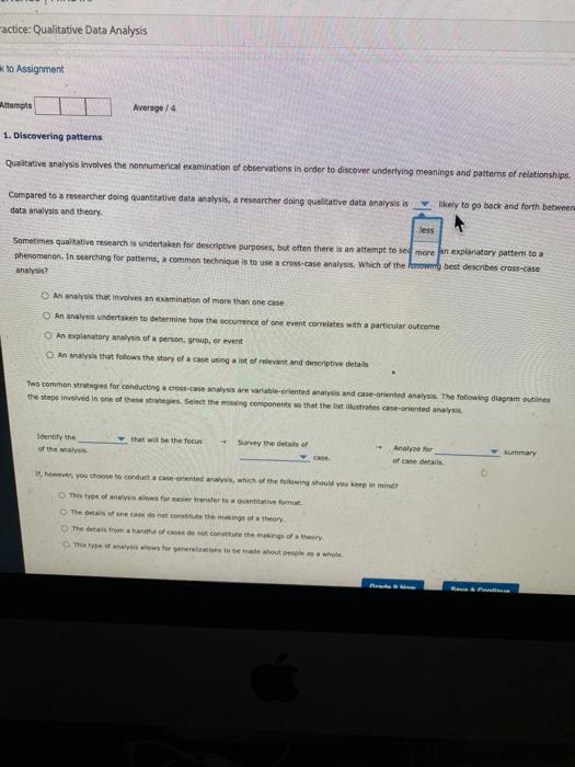-actice: Qualitative Data Analysis Kto Assignment | Chegg.com