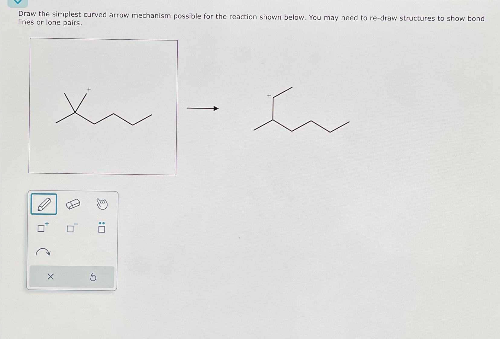 Solved Draw the simplest curved arrow mechanism possible for | Chegg.com