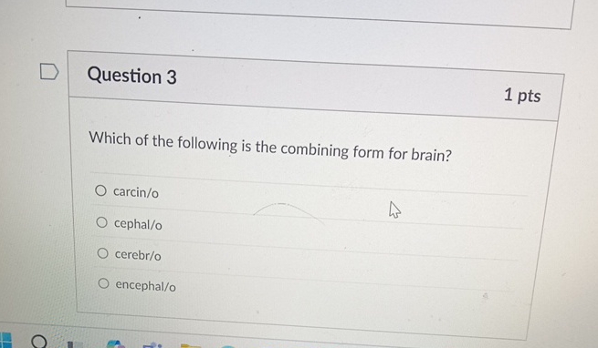 Solved Question 3Which of the following is the combining | Chegg.com