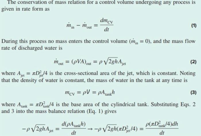 Solved A 4-ft-high, 3-ft-diameter cylindrical water tank | Chegg.com