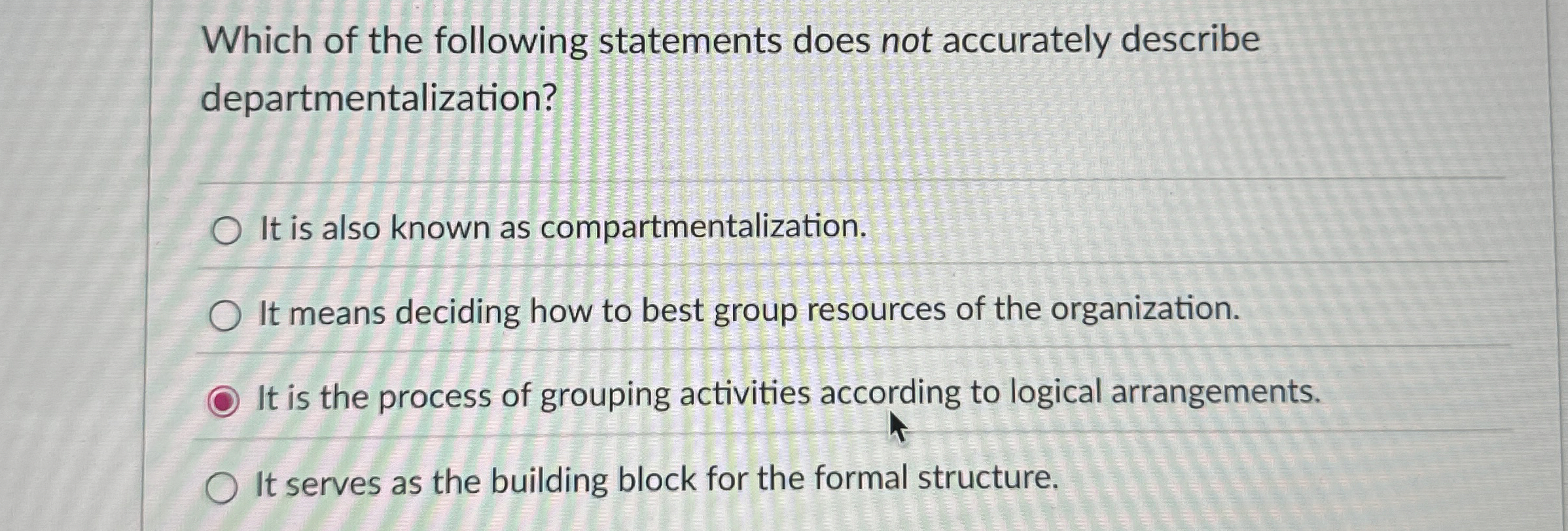 Solved Which of the following statements does not accurately | Chegg.com