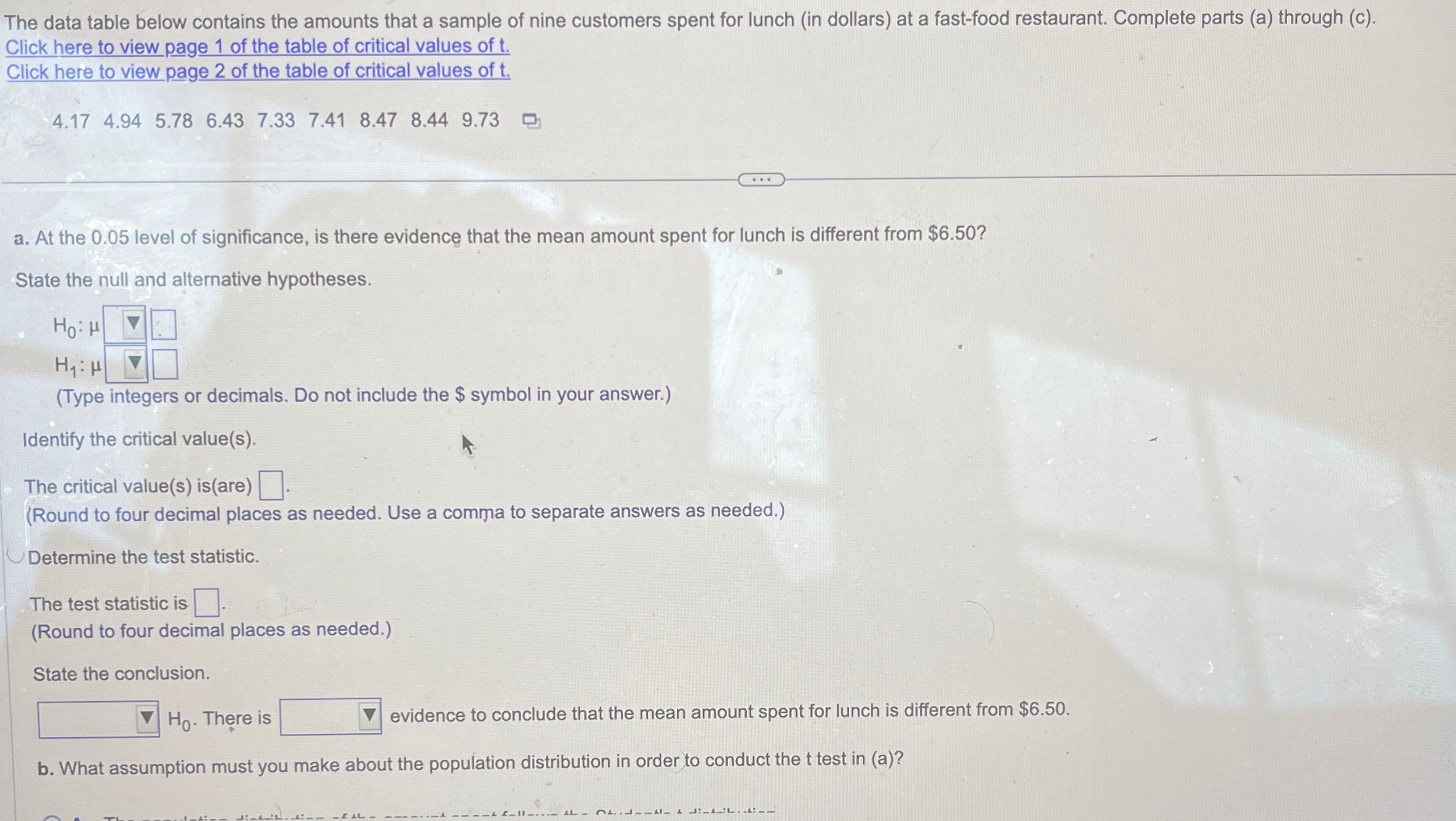 Solved The Data Table Below Contains The Amounts That A
