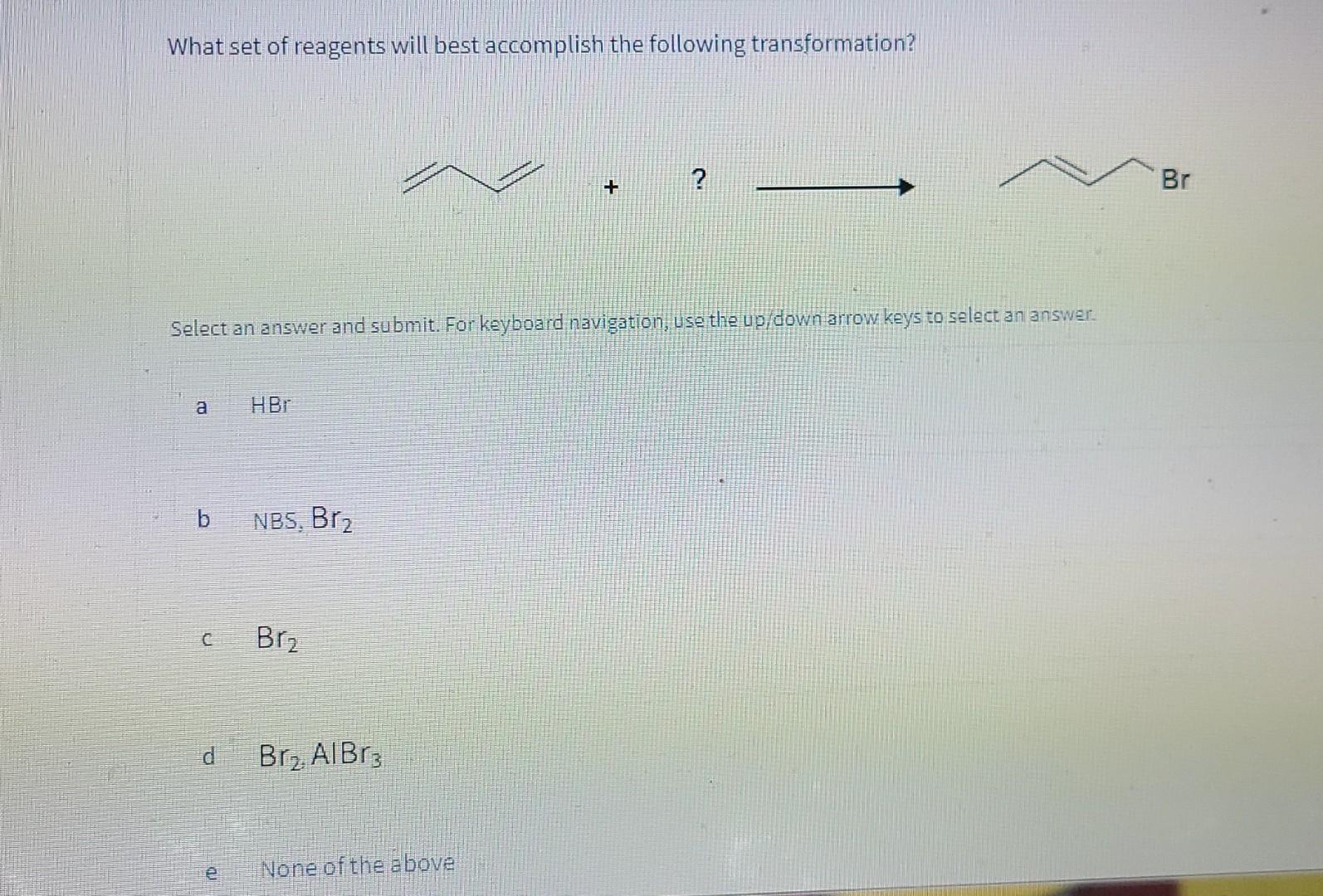 Solved What set of reagents will best accomplish the | Chegg.com