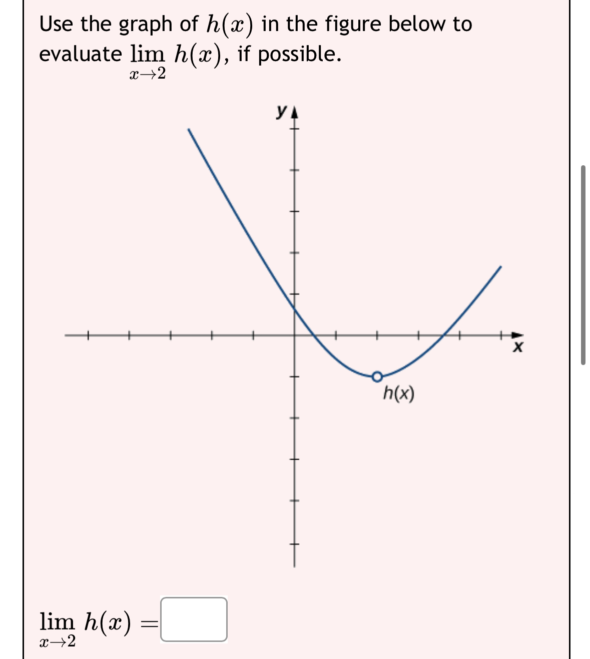 Solved Use the graph of h(x) ﻿in the figure below to | Chegg.com