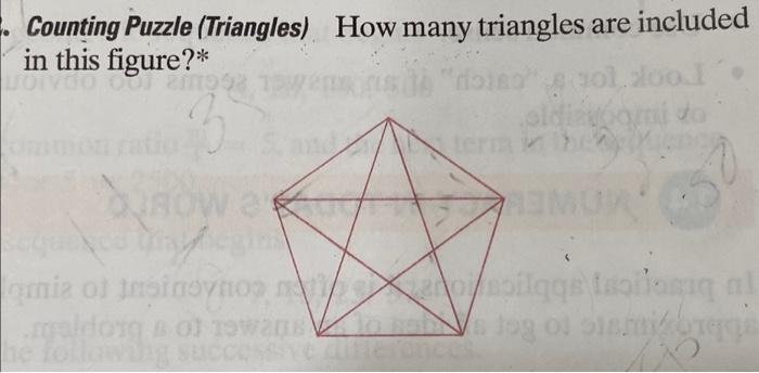 Solved Counting Puzzle (Triangles) How many triangles are | Chegg.com